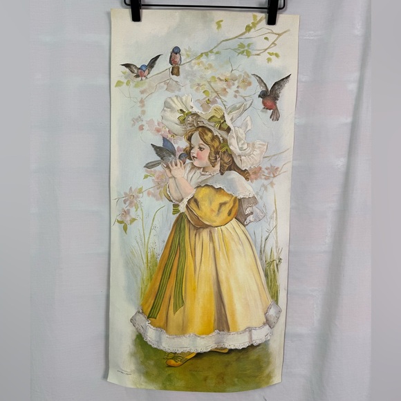 Vintage | Wall Decor | Charming 974 Bessie C Johnson Little Girl ...